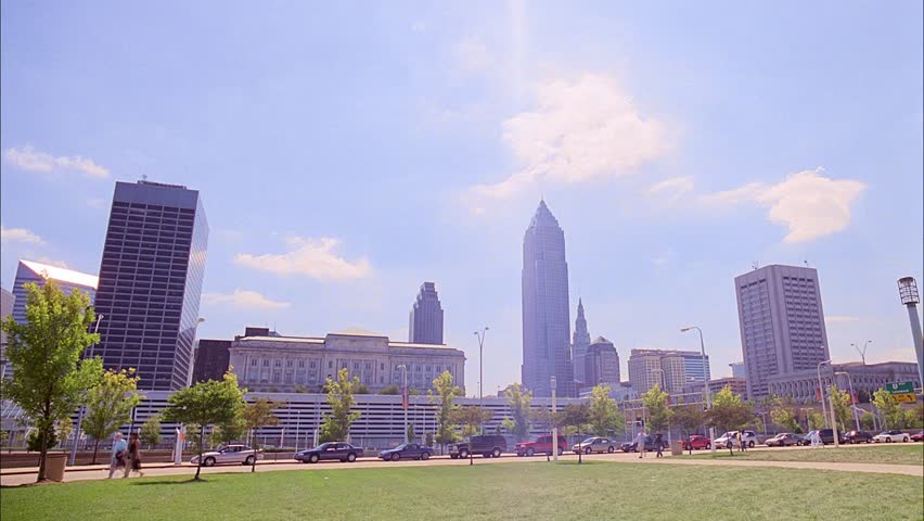 Cleveland, Ohio - Aug 2004: Stock Footage Video (100% Royalty-free ...