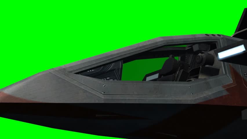 Stockvideo von spaceship cockpit open close animation green | 5275112 ...