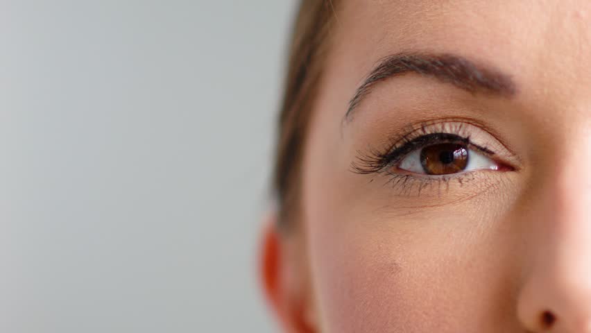 Stock video of close up on beautiful girl eye | 5383022 | Shutterstock