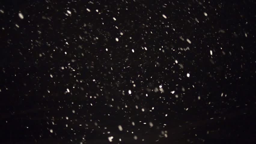 Falling Snow On a Dark Stock Footage Video (100% Royalty-free) 5448272 ...