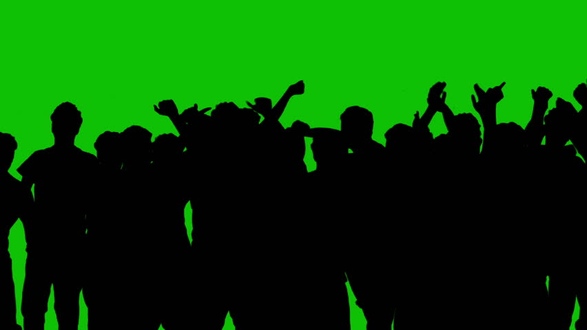 Crowd Of People. Green Screen. Stock Footage Video 3774596 | Shutterstock