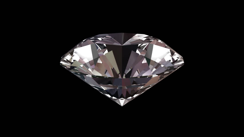 Spinning Diamond - Looped And Alpha Masked 3d Animation Stock Footage ...
