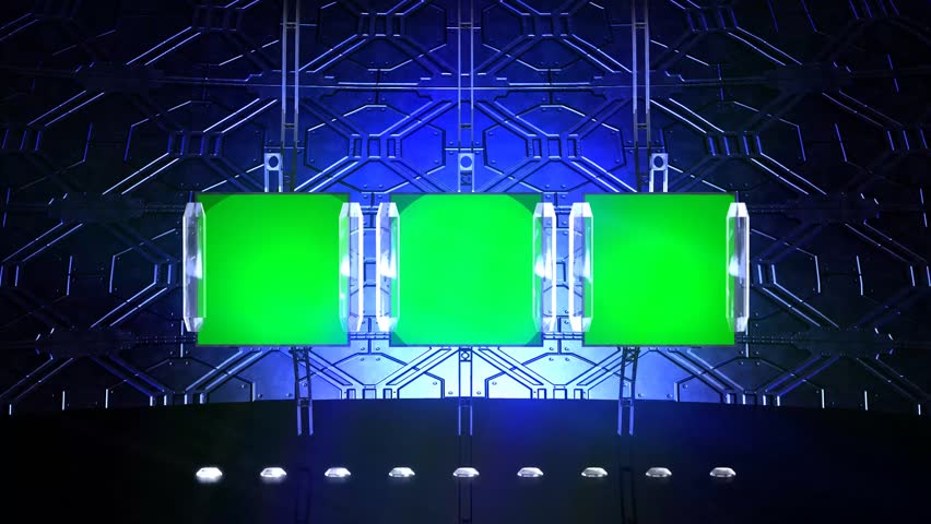 Mtv Studio Background - Green Stock Footage Video (100% Royalty-free ...