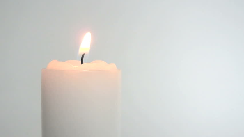 Candle White Background Stock Footage Video | Shutterstock