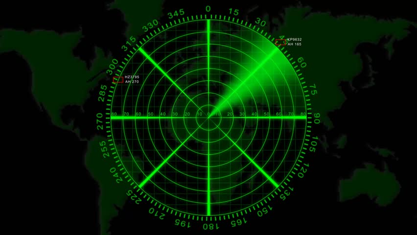 Radar Animation With Moving Objects วิดีโอสต็อก 5702186 | Shutterstock
