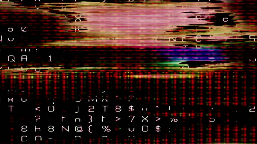 HD - Total Chaos 01 - Chaotic Digital Data Patterns Behind A Wall Of ...