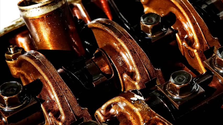 Old Car Engine in Oil Stock Footage Video (100% Royalty-free) 6135662 ...