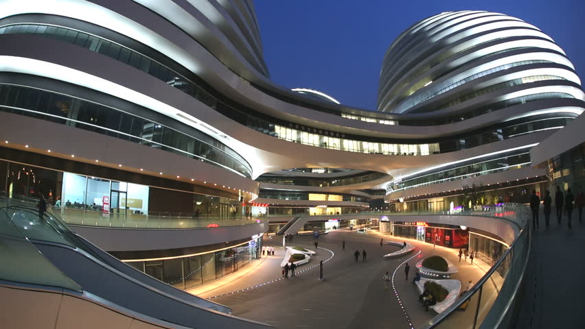 Galaxy Soho Shopping Mall Beijing 스톡 동영상 비디오(100% 로열티프리) 6167312 ...