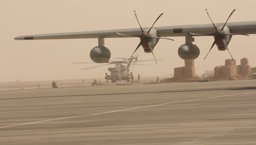 Usaf Helicopter with Spinning Rotors Stock Footage Video (100% Royalty ...