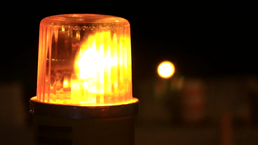 Road Construction Lighting Signal Stock Footage Video (100% Royalty ...