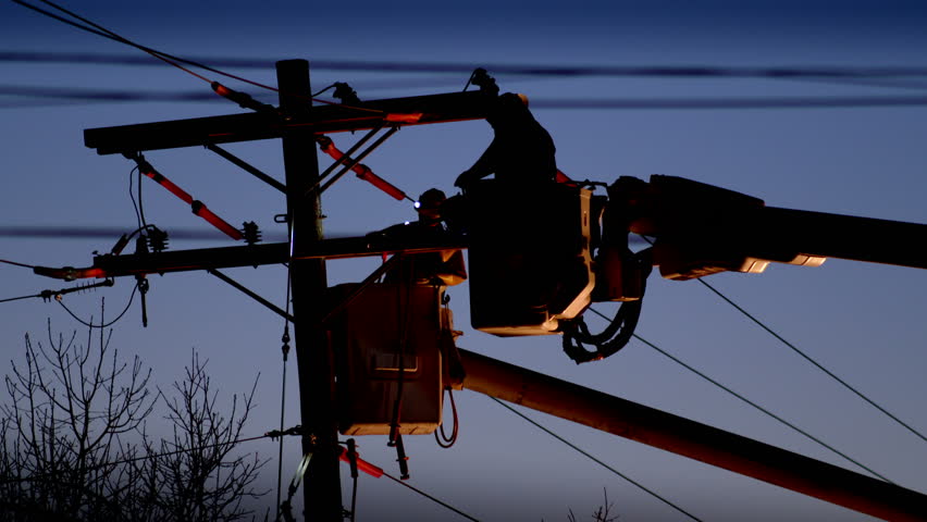 Two Utility Workers in a Stock Footage Video (100% Royalty-free ...