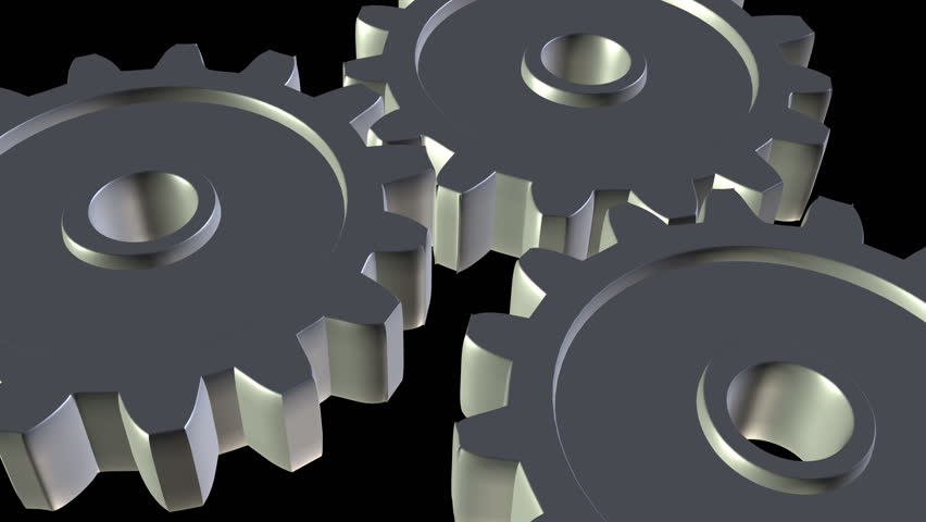 Moving Gear Hd Animation On White Background, Loopable Stockvideos ...