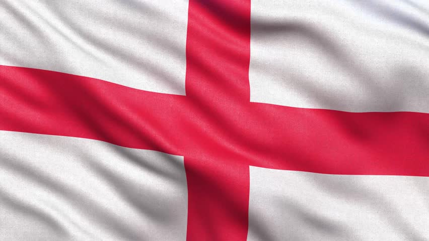 Realistic Ultra-hd Flag of England Stock Footage Video (100% Royalty ...