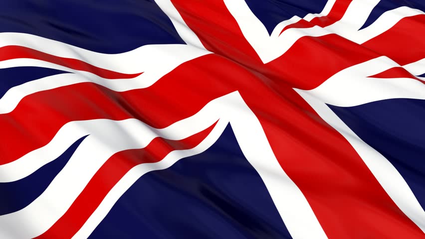 Britain UK Flag Waving , Ready For Seamless Loop. (You Can Find The ...