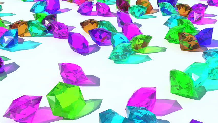 Animation Of Falling Jelly Candy Bears On Colorful Background ...
