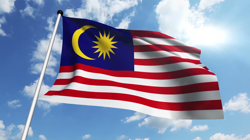 Malaysia Flag Stock Footage Video | Shutterstock