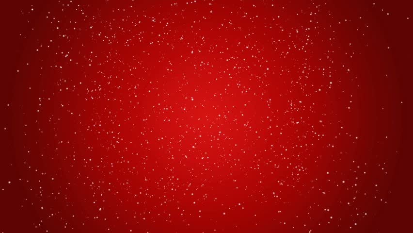 Vídeo stock de Snow Falling On Colorful Red (100% livre de direitos ...