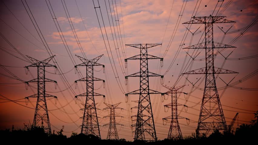 4k Time Lapse Pylon High Stock Footage Video (100% Royalty-free ...