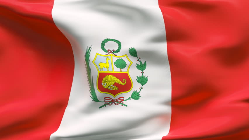 Peru Flag Stock Footage Video | Shutterstock