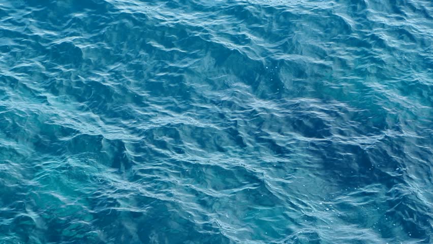 Looped Ocean Surface Seen From Underwater With Fast Moving Camera (hd ...