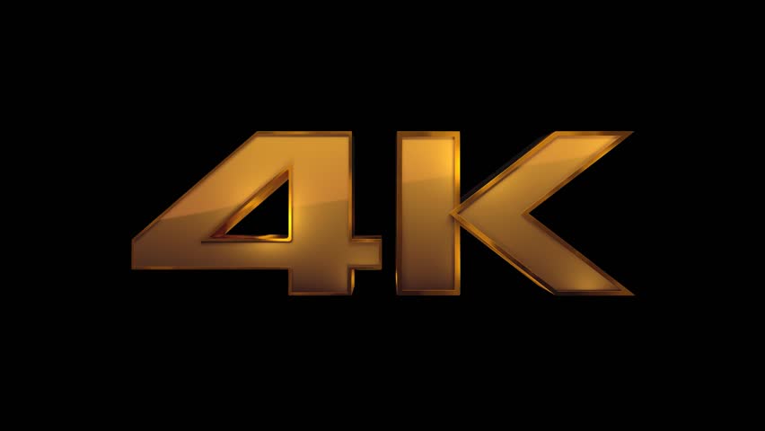 A 3D Rotating 4K Graphic With Optional Luma Matte. Individual Sections ...