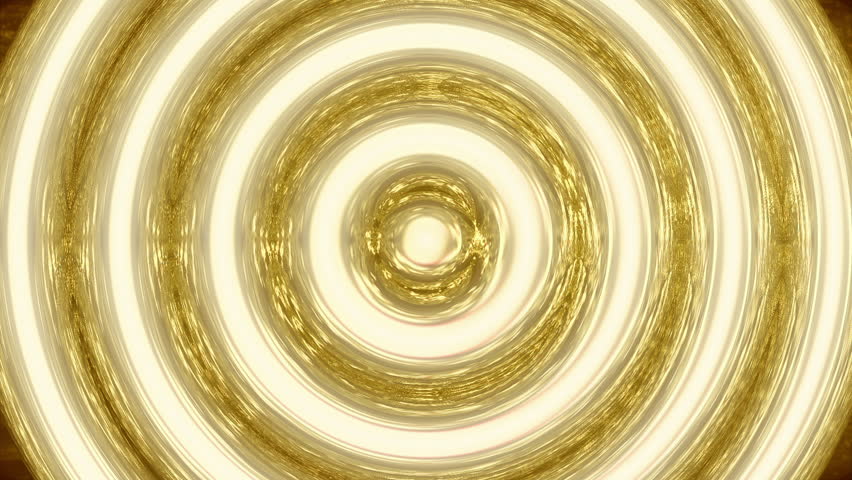 Concentric Circles Of Gold And Ivory - Fractal Loop Fluid Concentric ...