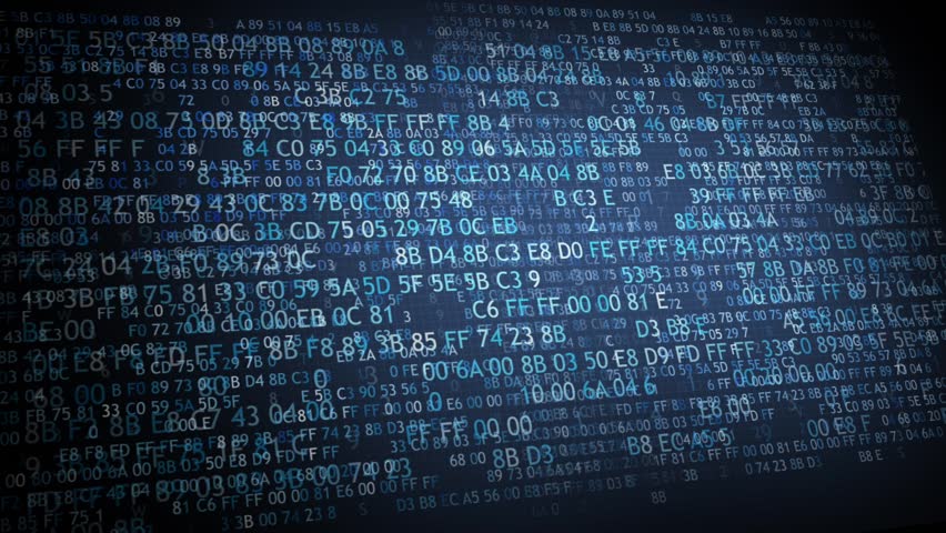 Digital Binary Data Scan Loop Background Stock Footage Video 6007811 | Shutterstock
