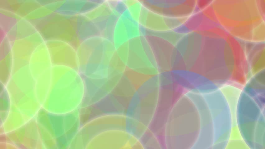 Colorful Circles Burst Abstract Looping Stock Footage Video (100% ...
