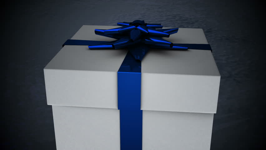 Digital Animation of Present Opening Stock Footage Video (100% Royalty ...