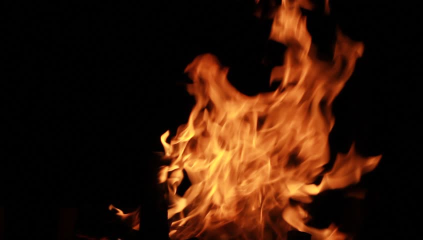 Animated Realistic Fire On Transparent Background 3. Wide Fire-smoke ...