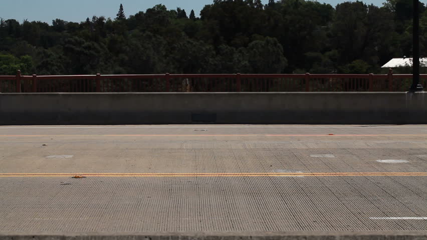 Auto Traffic Four Lane Road Stock Footage Video (100% Royalty-free ...