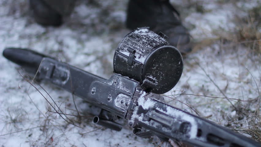 World War 2. Shooting from Stock Footage Video (100% Royalty-free ...