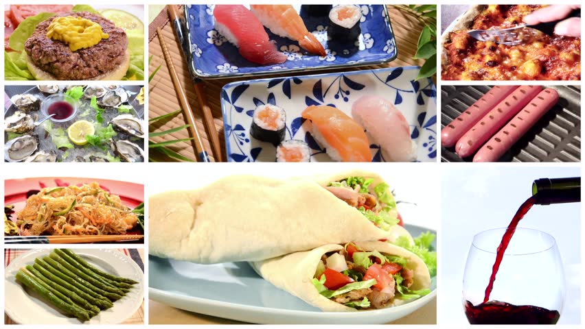 Food And Drink, Montage Stock Footage Video 4811519 | Shutterstock