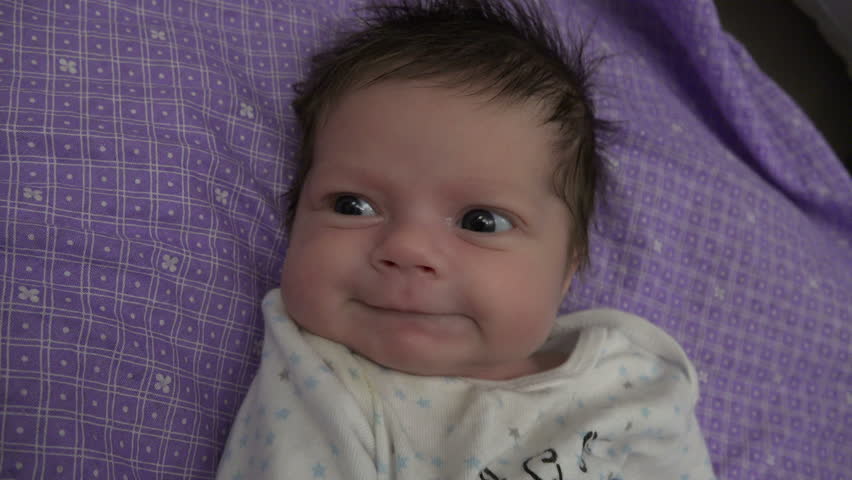Newborn Baby Plotting the Newborn Stock Footage Video (100% Royalty ...