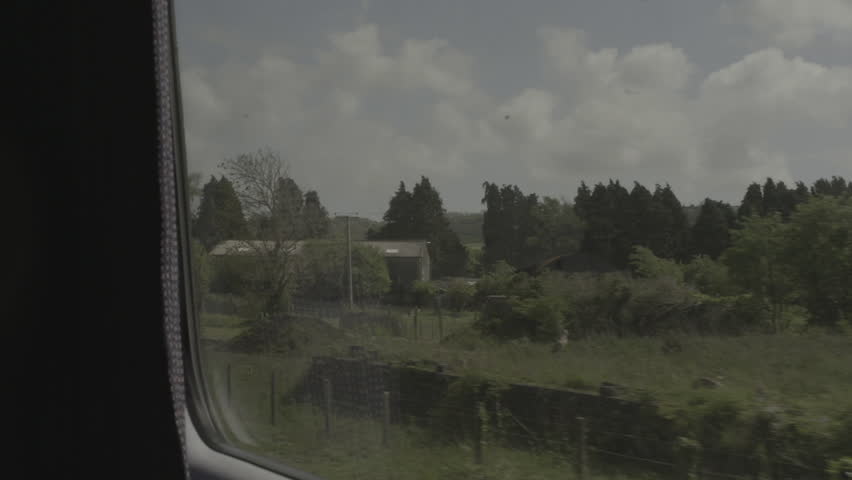 View Out of Train Window Stock Footage Video (100% Royalty-free ...
