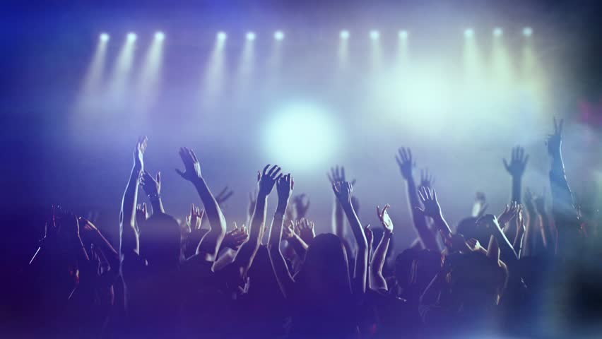 Concert Crowd Green Screen Stock Footage Video | Shutterstock