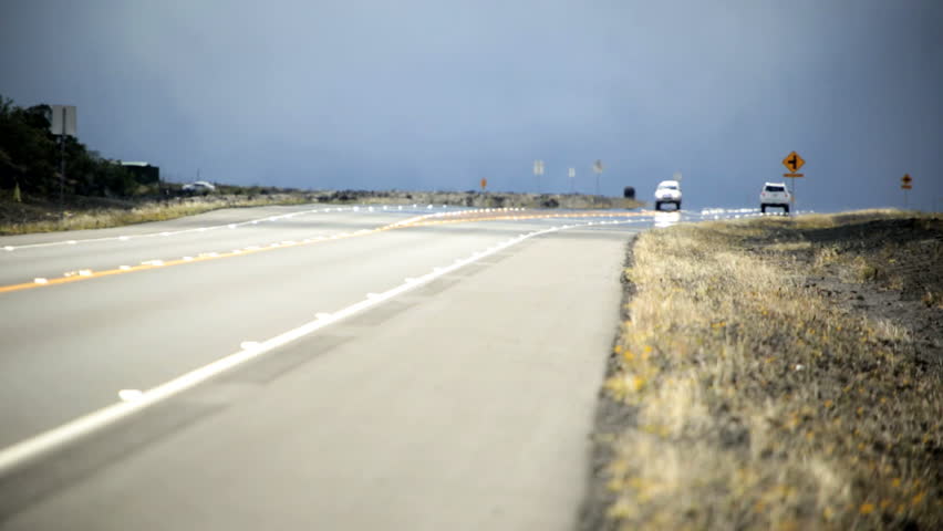 Rural Desert Road Heat Haze Stock Footage Video (100% Royalty-free ...