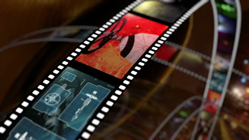 Vídeo stock de Animated Rotating Film Reels 4k. (100% livre de direitos ...