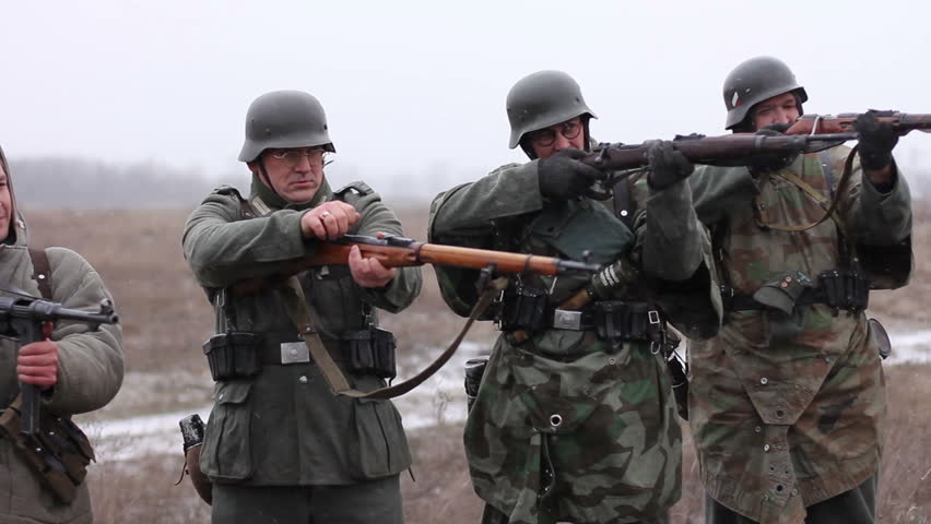 ADEN, CIRCA 1960:Aden British Army Levy Soldiers 50 Cal Machine Guns HD ...