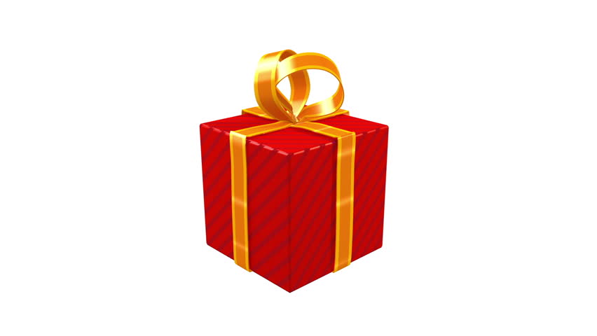 Gift Boxes Opening. 3D Animation Of 6 Different Christmas Gifts With ...