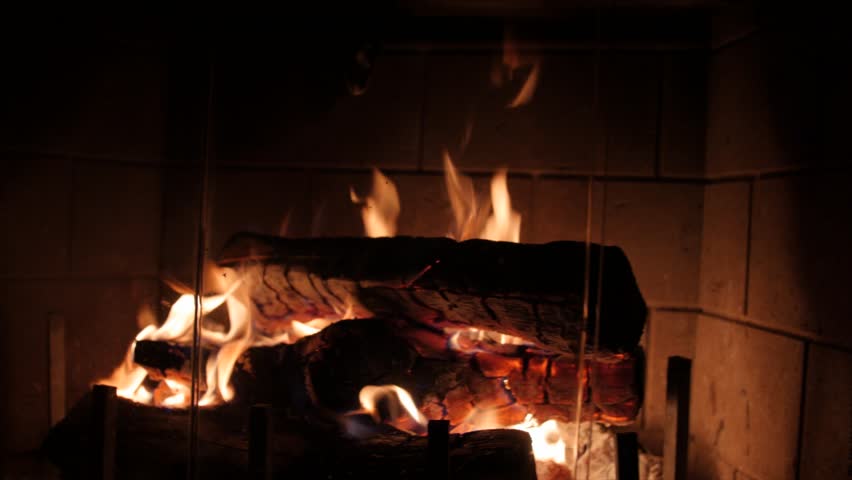 Beautiful Nighttime Images Of Cozy Fireplaces
