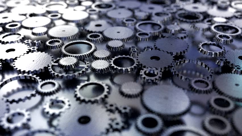 Gear Cogs Rotating System Gearbox Stock Footage Video (100% Royalty ...