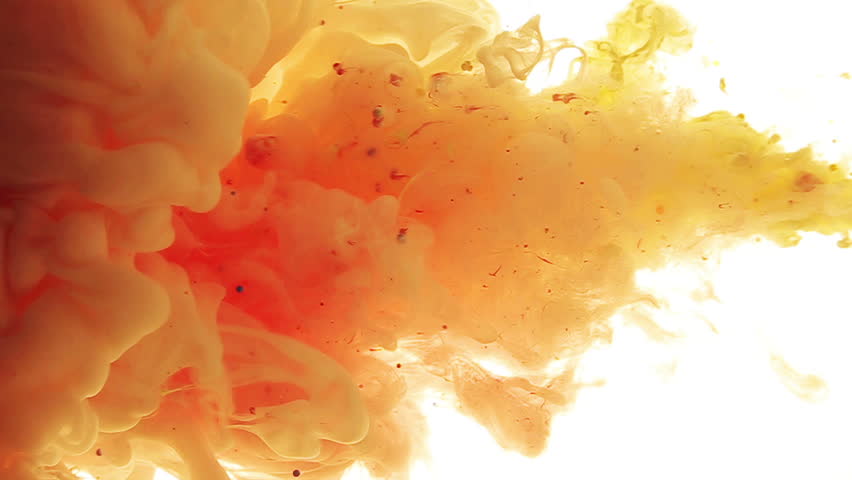 Pastel Yellow Color Liquid Dropped Stock Footage Video (100% Royalty ...