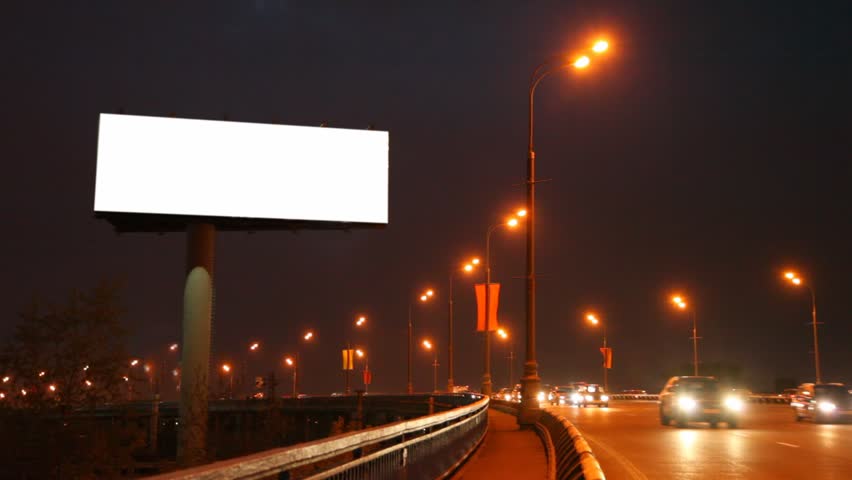 Billboard Night Stock Footage Video | Shutterstock